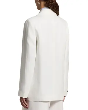 Peserico Linen Single-button Blazer