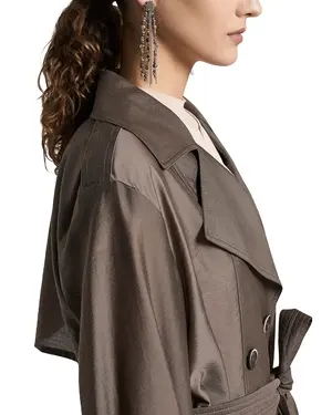 Peserico Belted Trench Coat