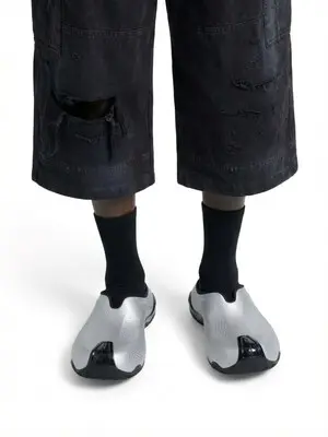 Balenciaga Basketball Mule Sneakers - Silver