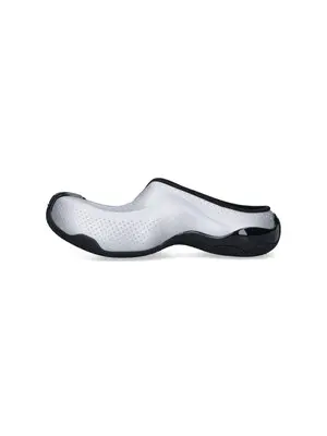 Balenciaga Basketball Mule Sneakers - Silver
