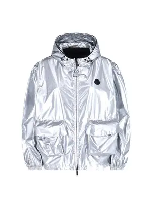 Moncler Ylang Hooded Jacket - Silver