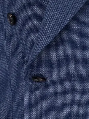 Tagliatore Double-breasted Linen Blend Blazer