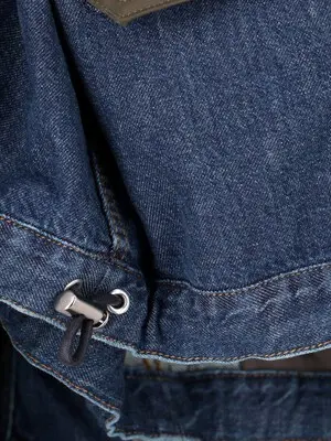 Sacai Denim And Nylon Jacket