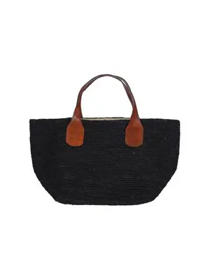 IBELIV Tokyo Raffia Tote Bag - Black