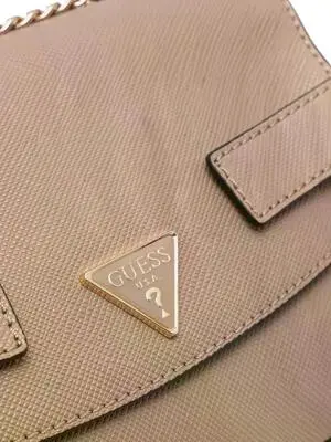 Guess Serenova Chain Strap Satchel - Neutrals