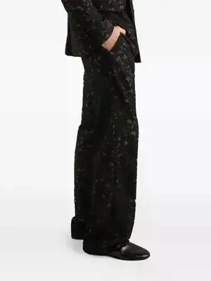 Dolce & Gabbana Lace Trousers - Black