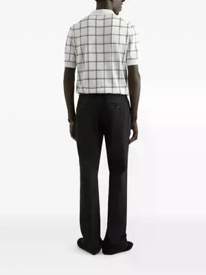 Dolce & Gabbana Checked-pattern Polo Shirt