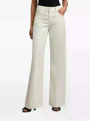 Ralph Lauren Mercer Wide-leg Jeans - Neutrals