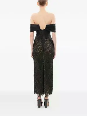 SAIID KOBEISY Off-shoulder Midi Dress