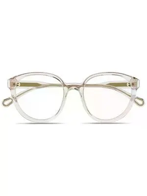 Chloé Oval Frame Glasses - Pink