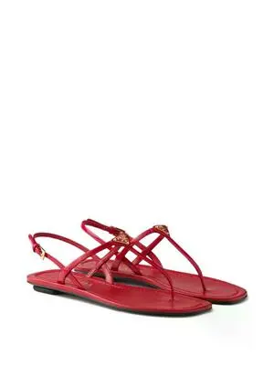 Prada Patent Leather Thong Sandals