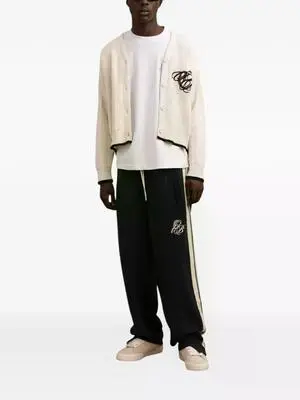 ONLY THE BLIND Logo-stripe Track Pants
