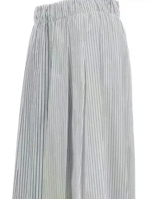 MAISON JEJIA Striped Drawstring Trousers