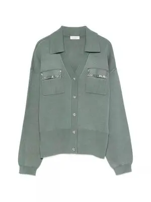 Liu Jo Buttoned Embellished Cardigan