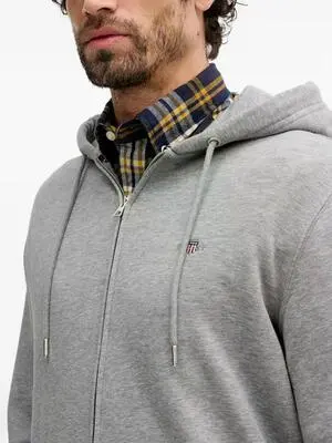 Gant Zip-up Hoodie - Grey