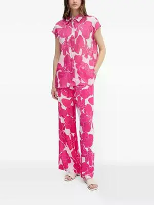 MARC AUREL Floral Trousers
