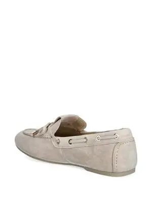 Guess Aisha Lace-up Loafers - Neutrals