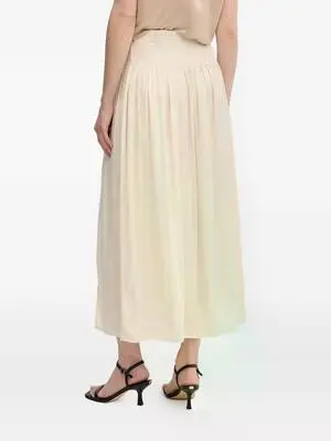 MARC AUREL Slit A-line Midi Skirt