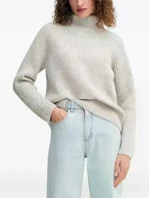 MOS MOSH Ribbed High-neck Sweater