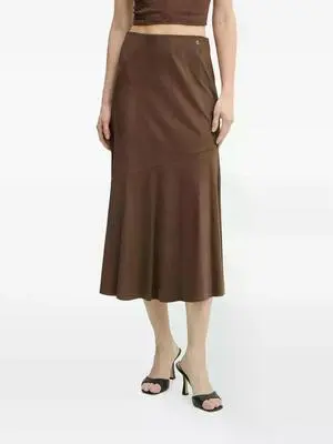 Guess A-line Midi Skirt - Brown