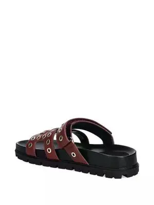 Guess Eyelet-detail Sandals - Red