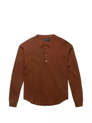 LES TIEN Long-sleeve Polo Shirt
