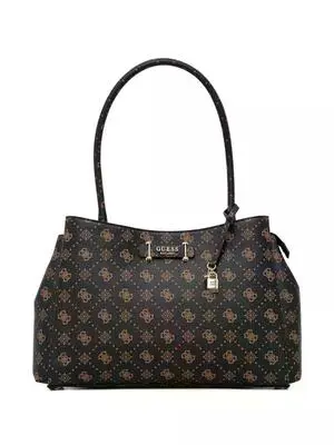 Guess Monogram Padlock Shoulder Bag
