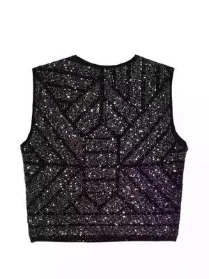 CIRCUS HOTEL Sequin-embellished Top