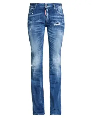 Dsquared2 Cotton Elastane Flared Denim Jeans