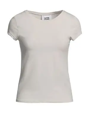 Alpha Studio ALPHA STUDIO Cotton Elastane T-Shirt Grey