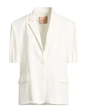 TWINSET Woven Single-breasted Blazer
