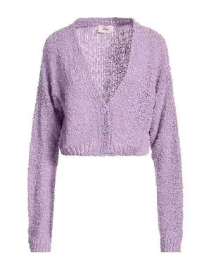 VICOLO Light Cotton-polyester Cardigan - Purple