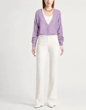 VICOLO Light Cotton-polyester Cardigan - Purple