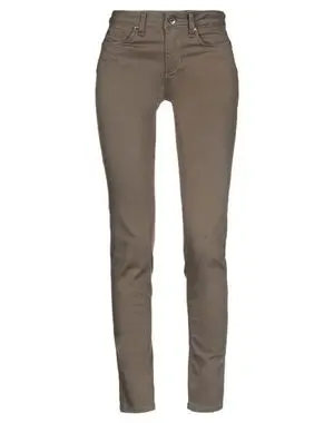 Liu Jo LIU •JO Skinny Jeans With Leather Trims Green