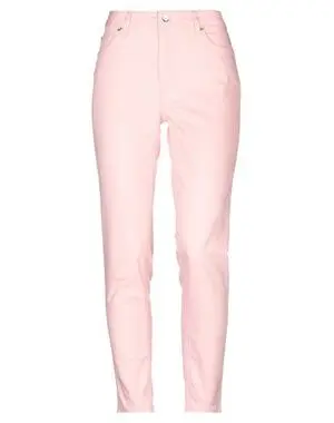 Liu Jo LIU •JO Skinny Jeans With Leather Trims Pink