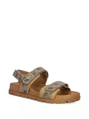 Guess Monogram-strap Sandals