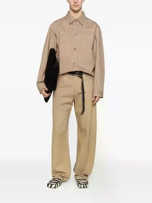 JIL SANDER Button Jacket - Neutrals