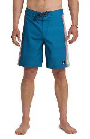Quiksilver Fade Lines 19" Board Shorts - Dark Denim