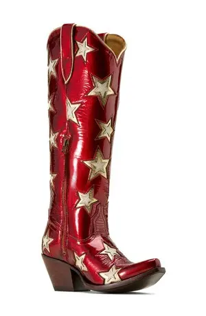 Ariat Casanova Star X Toe Western Boot - Red