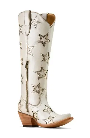 Ariat Casanova Star X Toe Western Boot - White