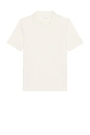 SAMSOE SAMSOE Samac V-neck Polo In Cream