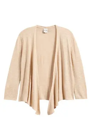 NIC+ZOE Slub Knit 4-way Cardigan - Jute