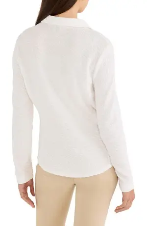 NIC+ZOE Texture Stretch Knit Shirt