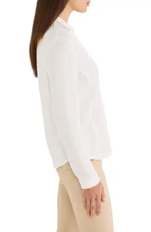 NIC+ZOE Texture Stretch Knit Shirt