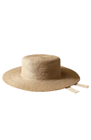 BRUNNA.CO Jute Boater Hat - Neutral