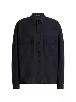 Dolce & Gabbana Shirt In Silk Jacquard - Grey