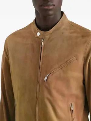 Dolce & Gabbana Zip Suede Jacket