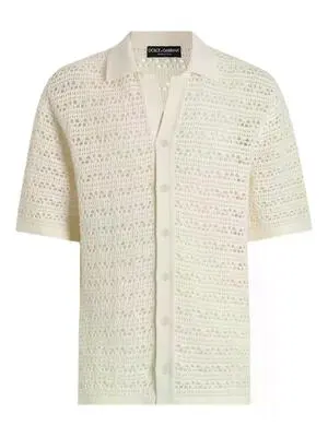 Dolce & Gabbana Open-knit Shirt