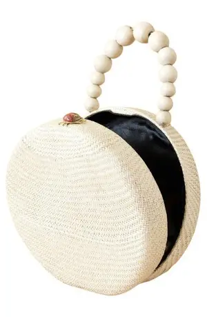 Likhâ Round Top Handle Bag - Oat
