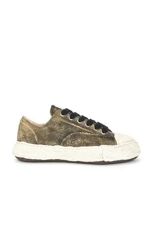 Mihara Yasuhiro Peterson 23original Sole Vintage Suede Low Top Sneaker - Black